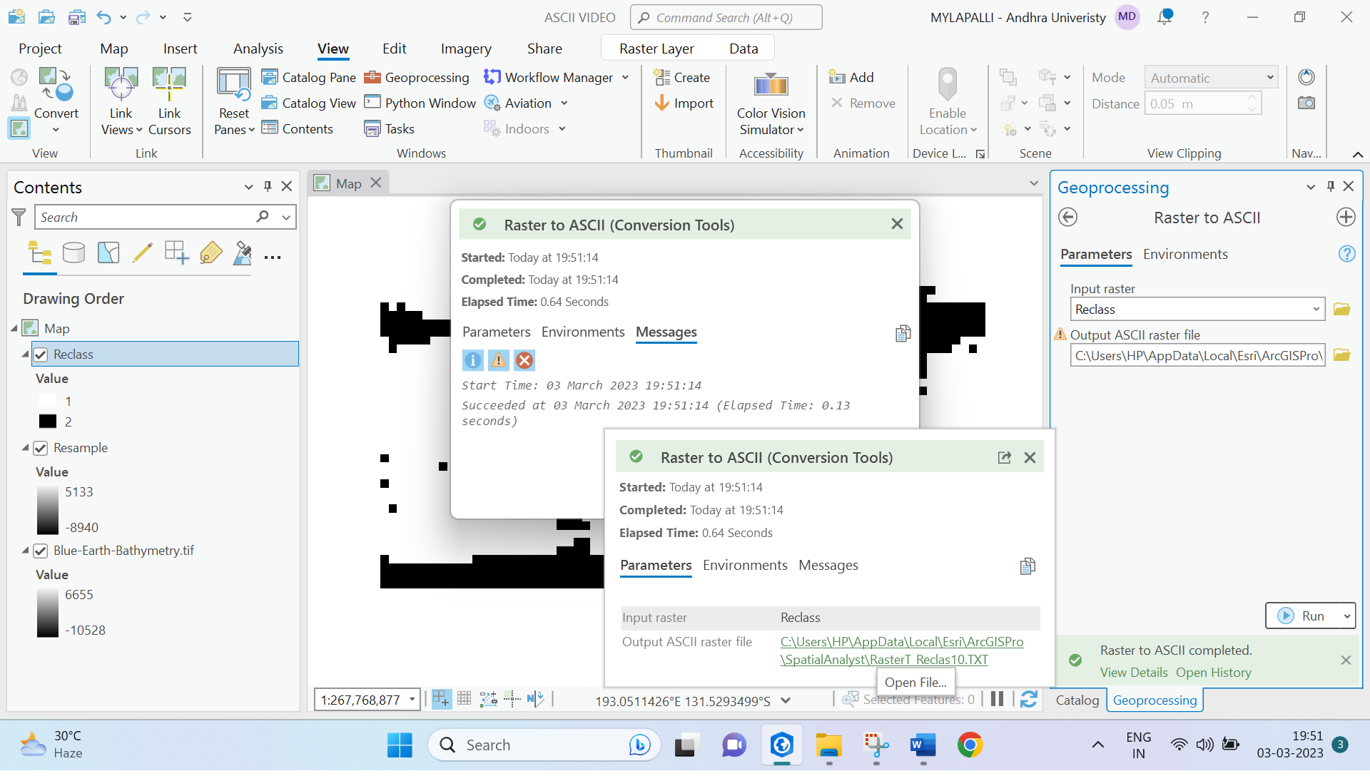 How to Convert Raster to ASCII in ArcGIS Pro | ASCII World Map