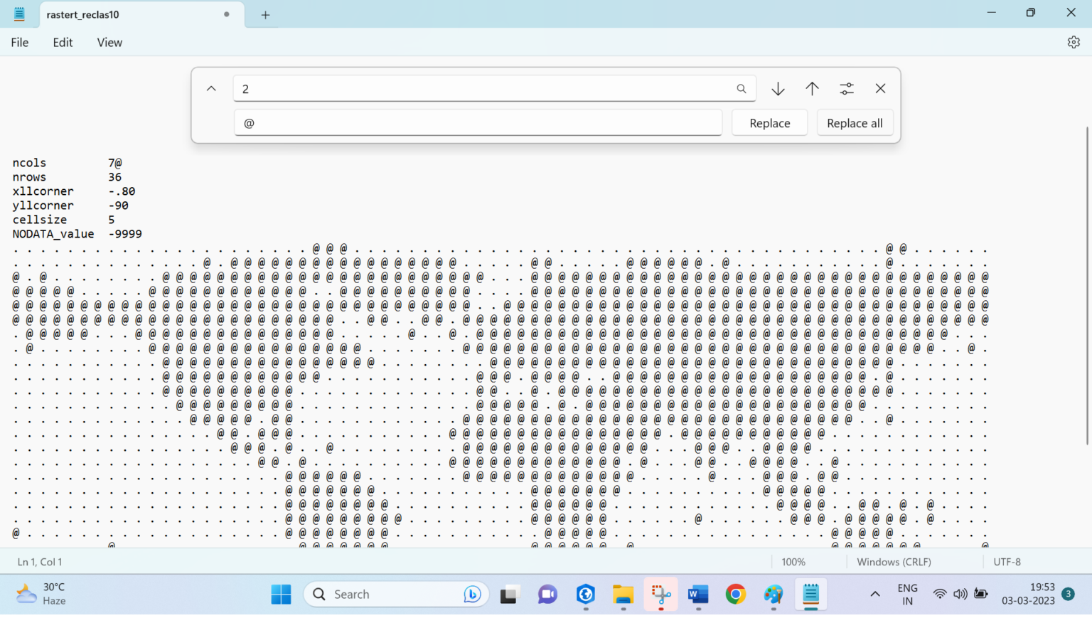 How to Convert Raster to ASCII in ArcGIS Pro | ASCII World Map